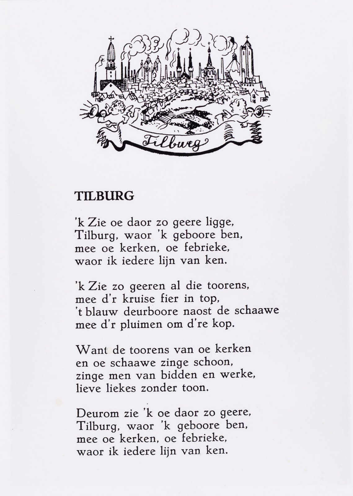 Weblog Regionaal Archief Tilburg: Poëzietentoonstelling in het archief