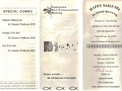 Happy Nails Spa: Brochure Available for Download