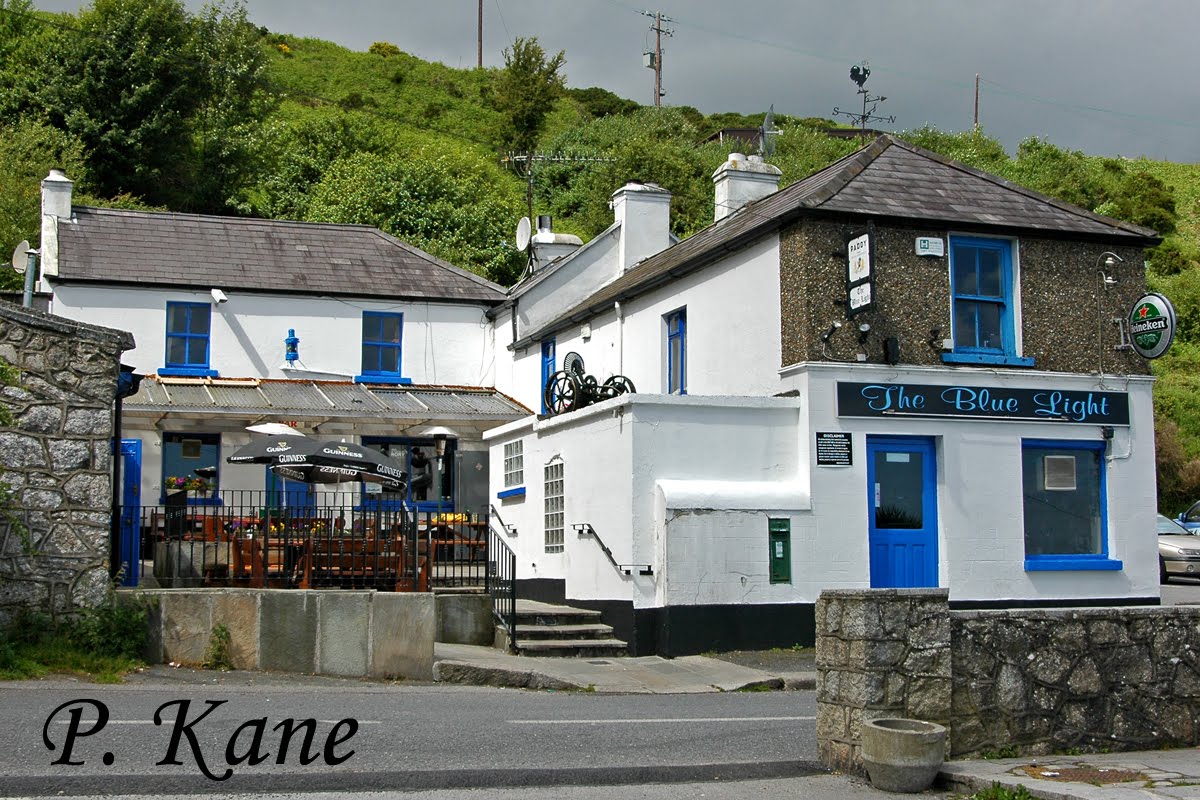 Dublin Street Photographs: The Blue Light, Barnacullia, Co. Dublin.