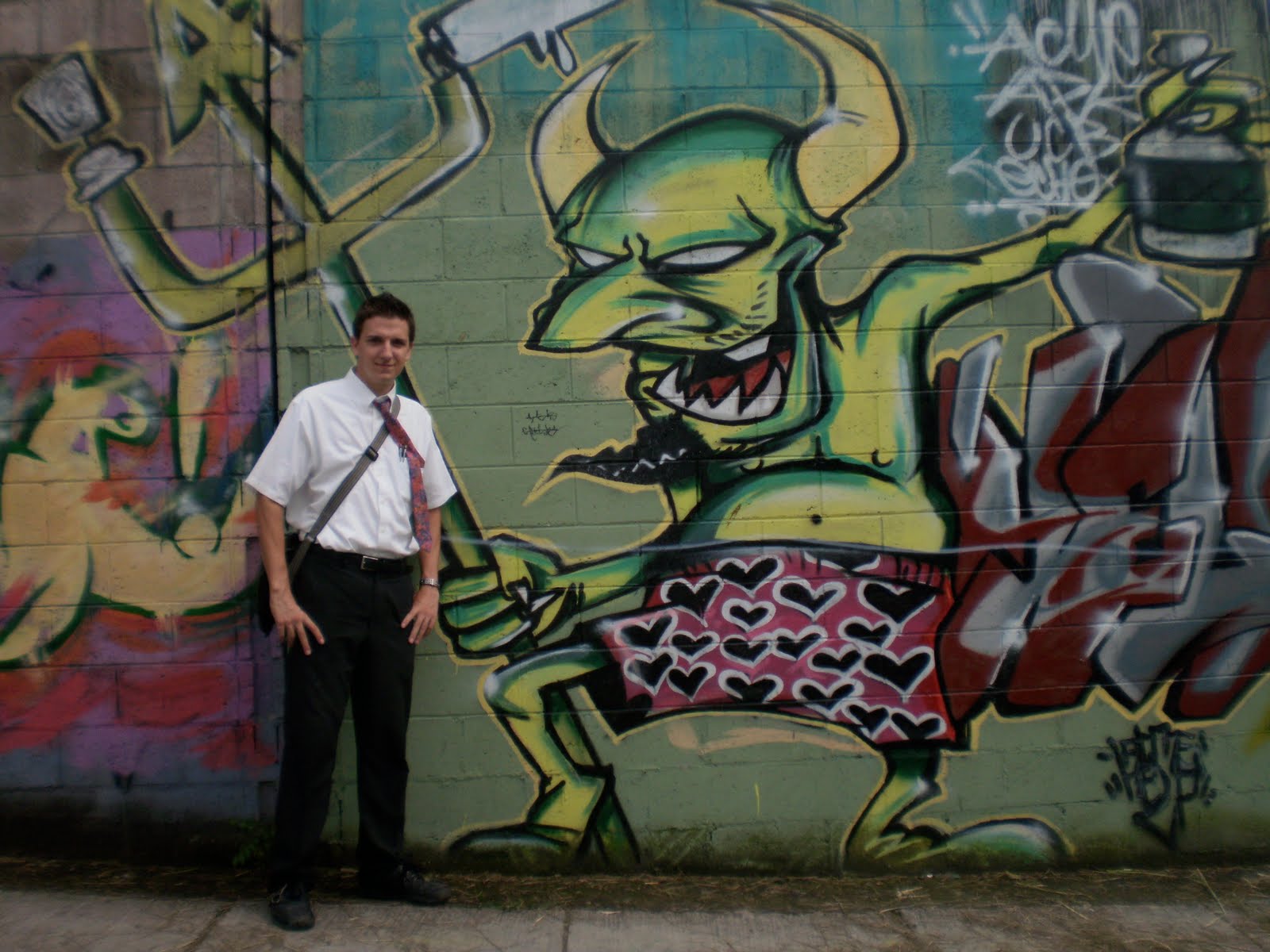 Corey Day's Mission in El Salvador: Graffiti