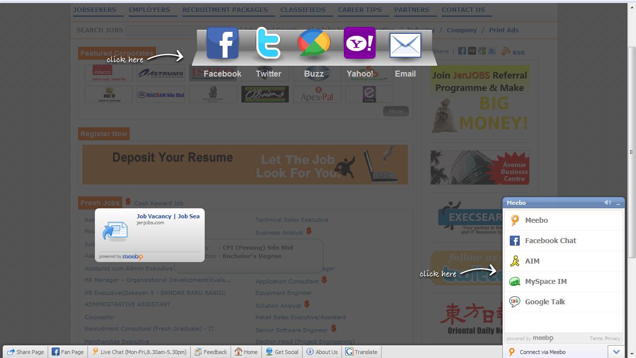 JenJOBS.com blog: Check out the New Web Toolbar feature on JenJOBS.com