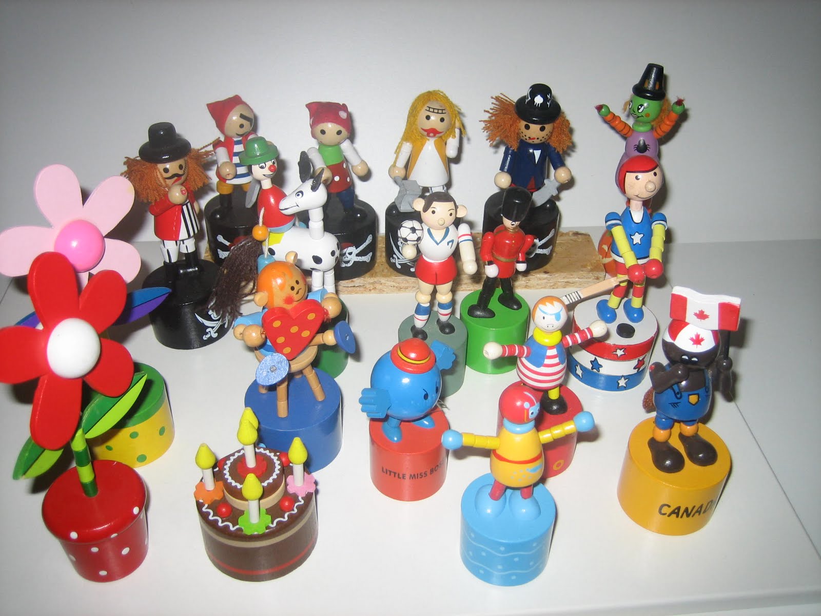 Pomsie's Push Puppets: Snapshot of my collection!