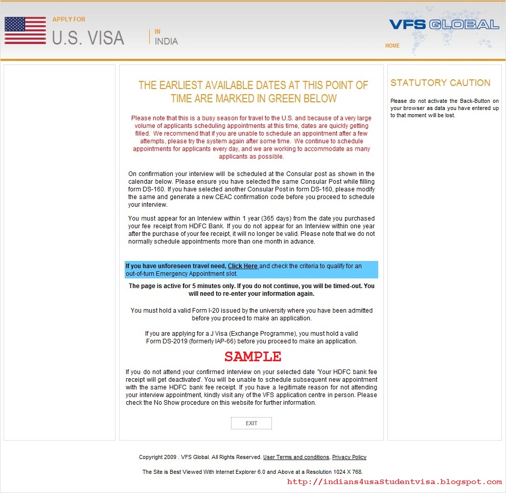 Indians Applying for USA Student Visa: Visa Appointment Indians Applying for USA Student Visa: Visa Appointment