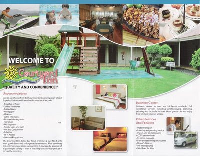 TRAVEL CENTRAL PHILIPPINES: Brochure - Courtyard Inn, Subic