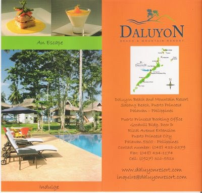 TRAVEL CENTRAL PHILIPPINES: Brochure - Daluyon Beach and Mountain ...