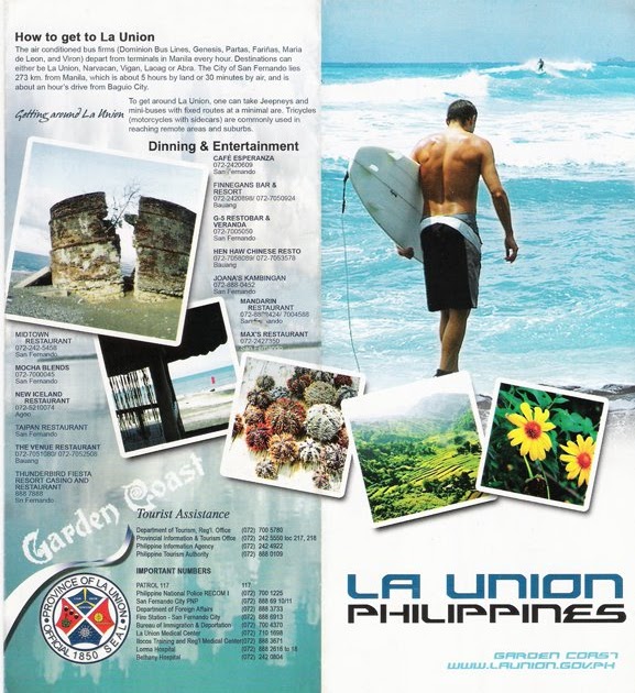 TRAVEL CENTRAL PHILIPPINES: Brochure - La Union Province