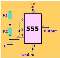 Electronic Circuit: Fungsi IC 555