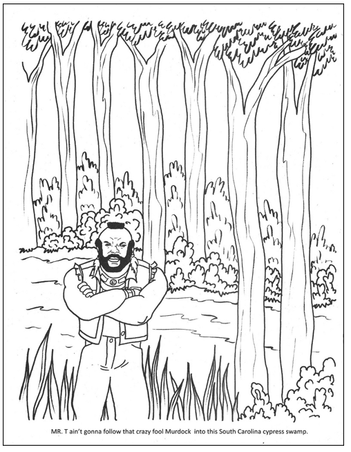 On the Road with Mr. T--- A Coloring Book | sweet juniper!