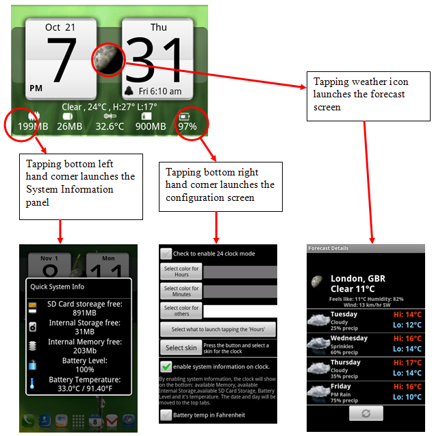 Factory Widgets: Interface Use Sense Analog Clock