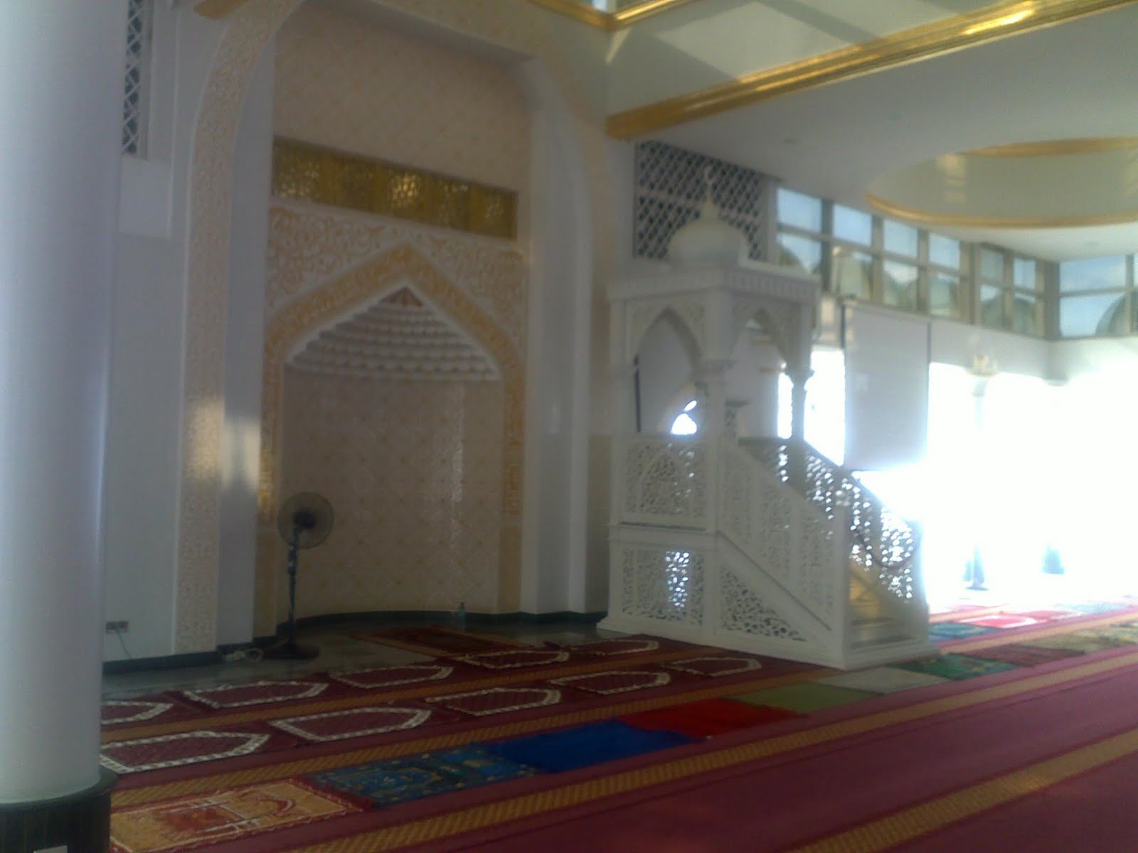 meditation in malaysia: Crystal Mosque In Kuala Terengganu