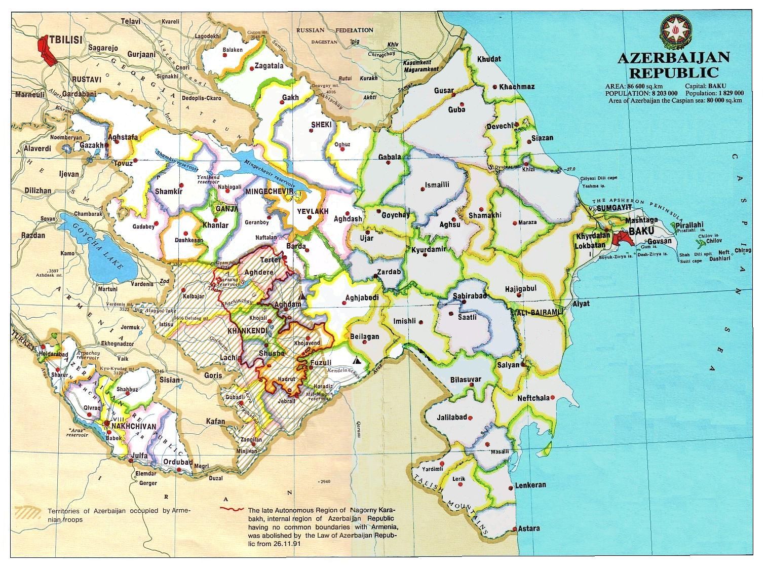 Dispatches from Azerbaijan: Maps
