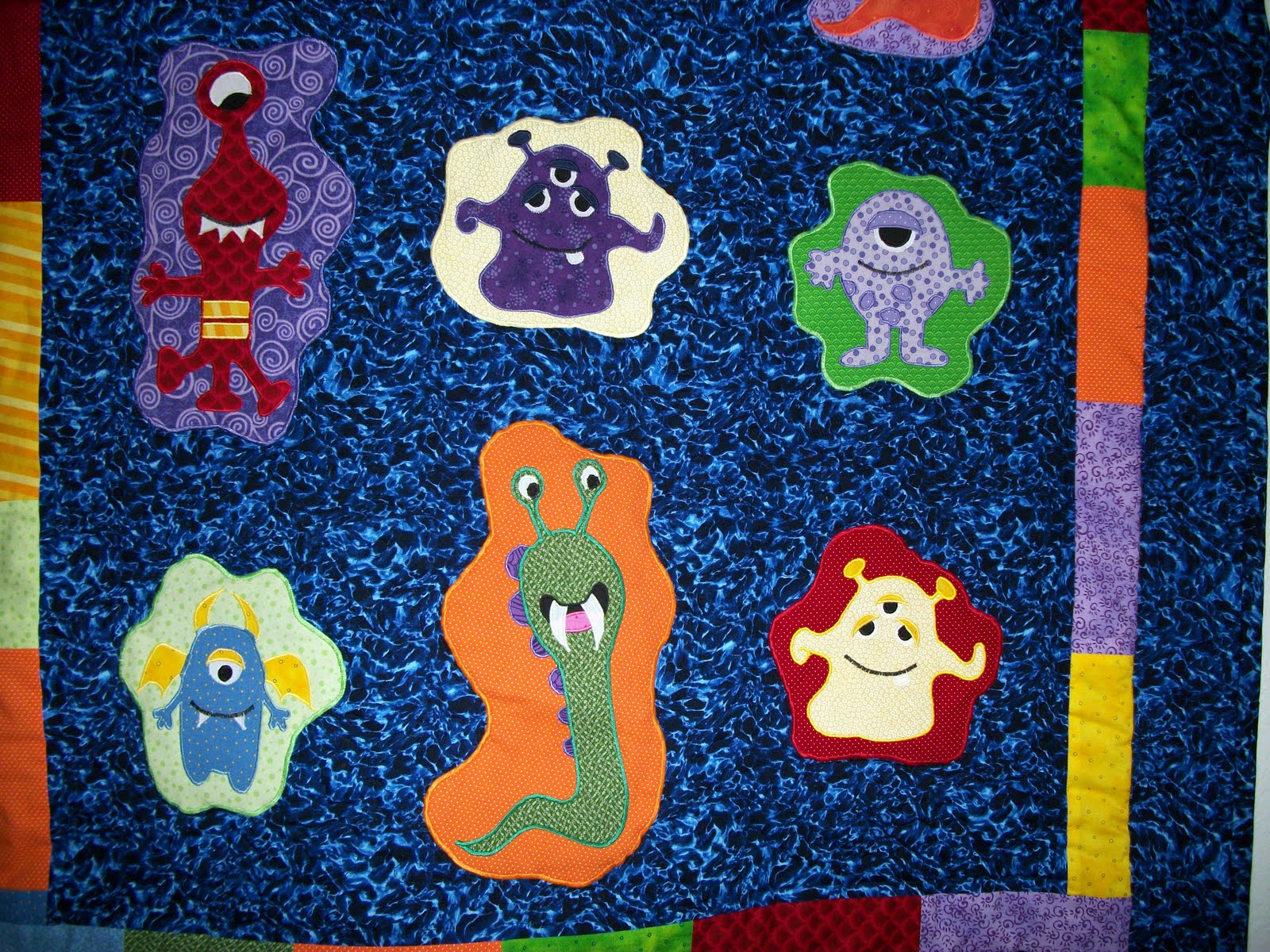 Blissful Bedlam: The Monster Quilt (!)