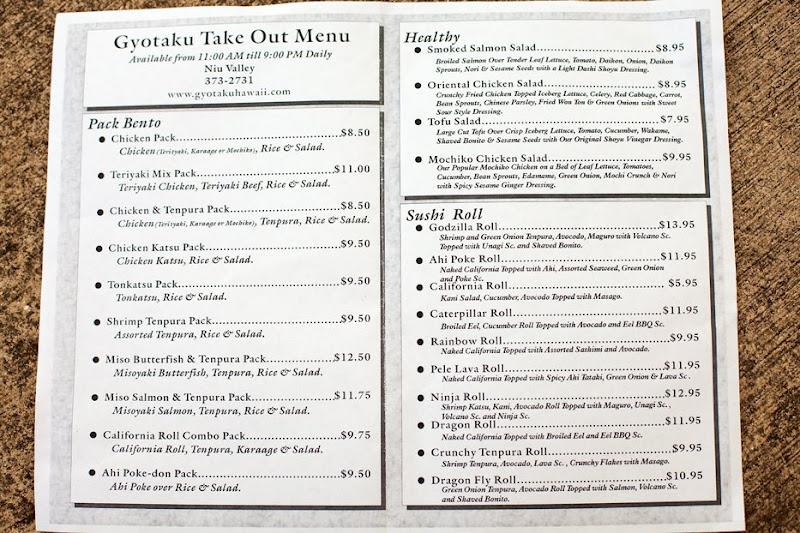 Photos by jalna: Gyotaku Take Out - Niu Valley