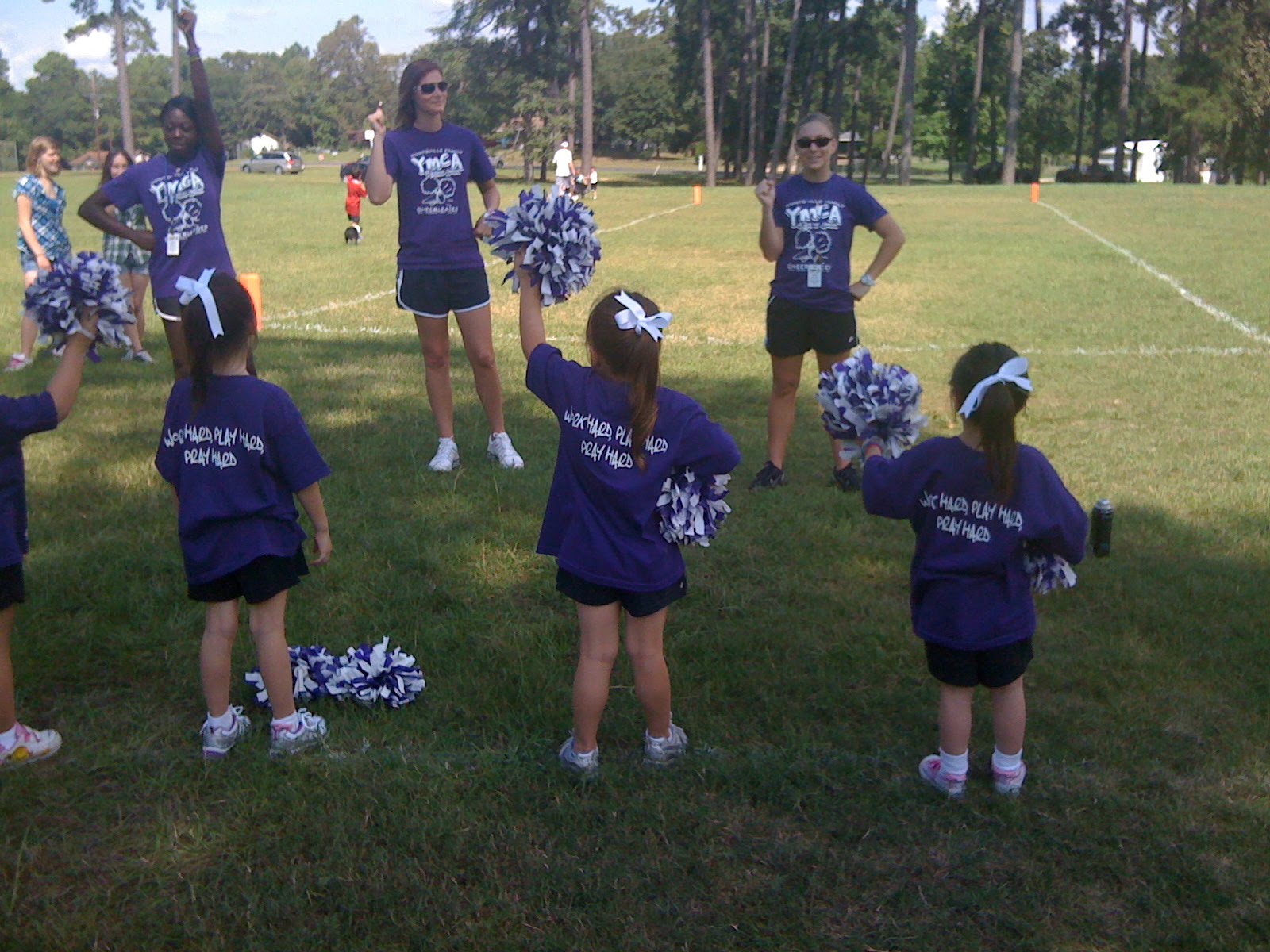 All about us....The Neeley Girls!!: YMCA cheerleading...