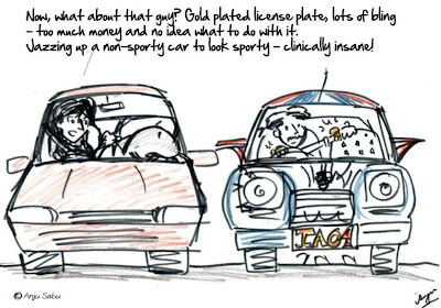 "Oh, Dakuwaqa!" - The Shark comics and cartoons: Drive myself crazy