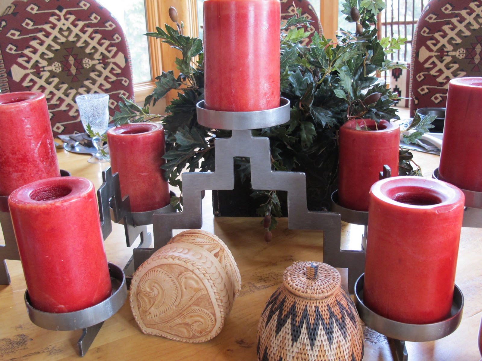 Hidden Pony Lodge Tablescape - Purple Chocolat Home