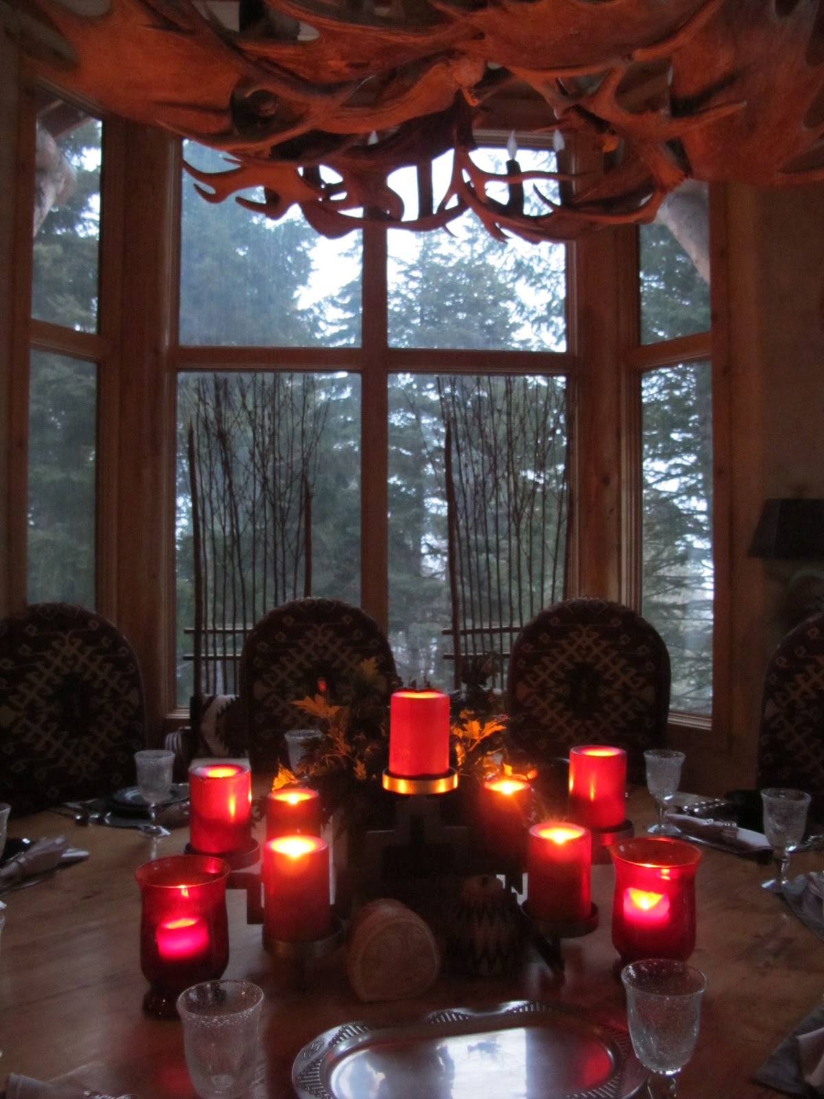 Hidden Pony Lodge Tablescape - Purple Chocolat Home