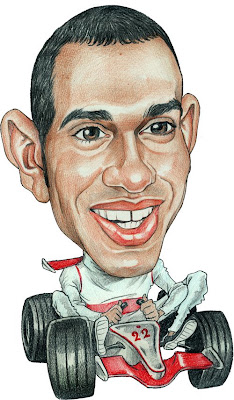 Alan Rodríguez .Caricaturista.: Lewis Hamilton