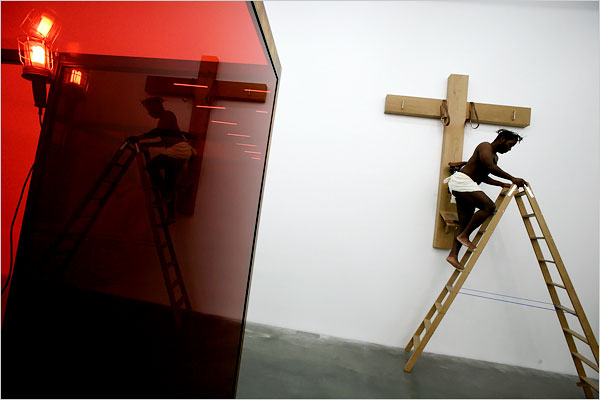 Art Lobster: Jeff Koons: Basketball star.