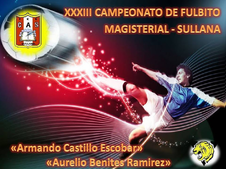 XXXIII CAMPEONATO MAGISTERIAL DE FULBITO - SULLANA: IMAGENES ...