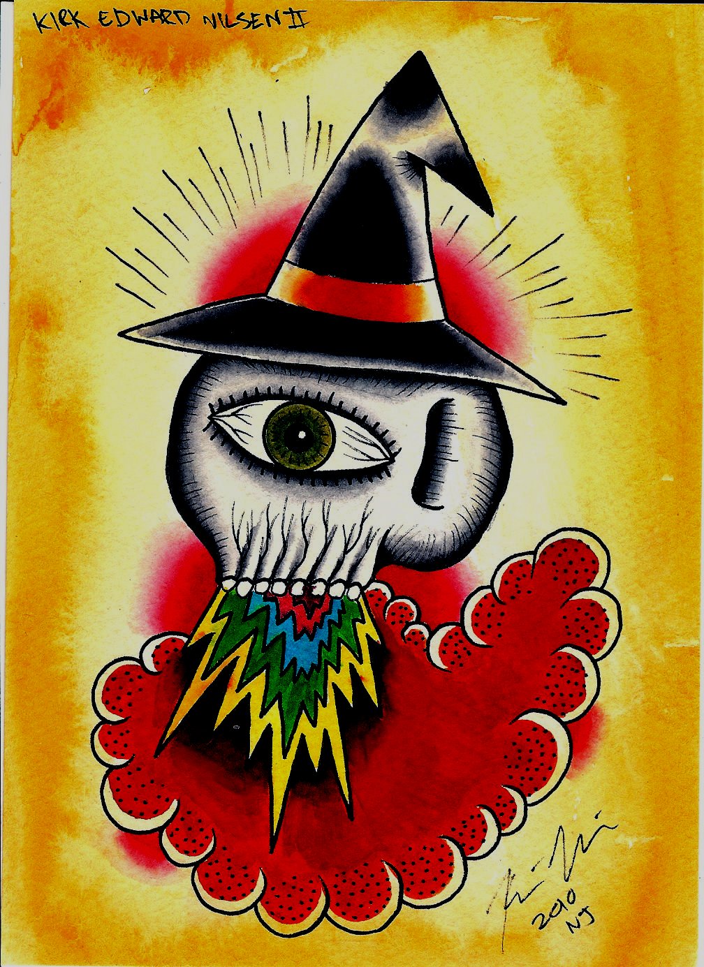 Kirk Edward Nilsen II: Custom tattoos.