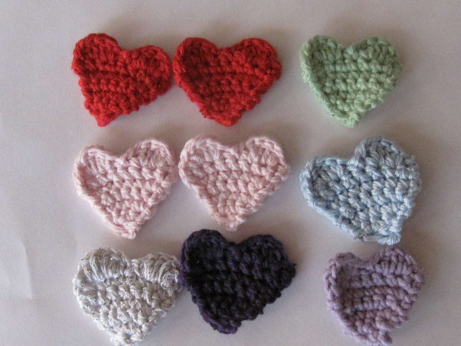 HandmadeByMalle: De hæklede hjerter...........