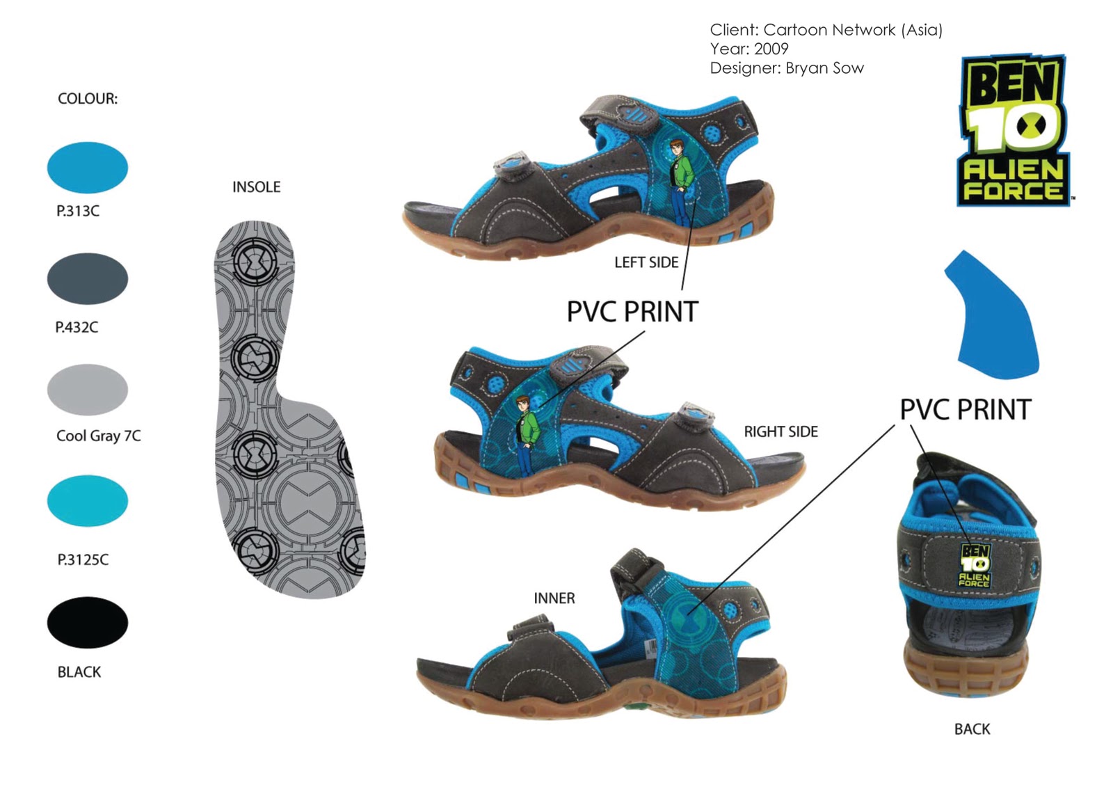 creativity is unlimited: Kids Shoe (Ben 10)