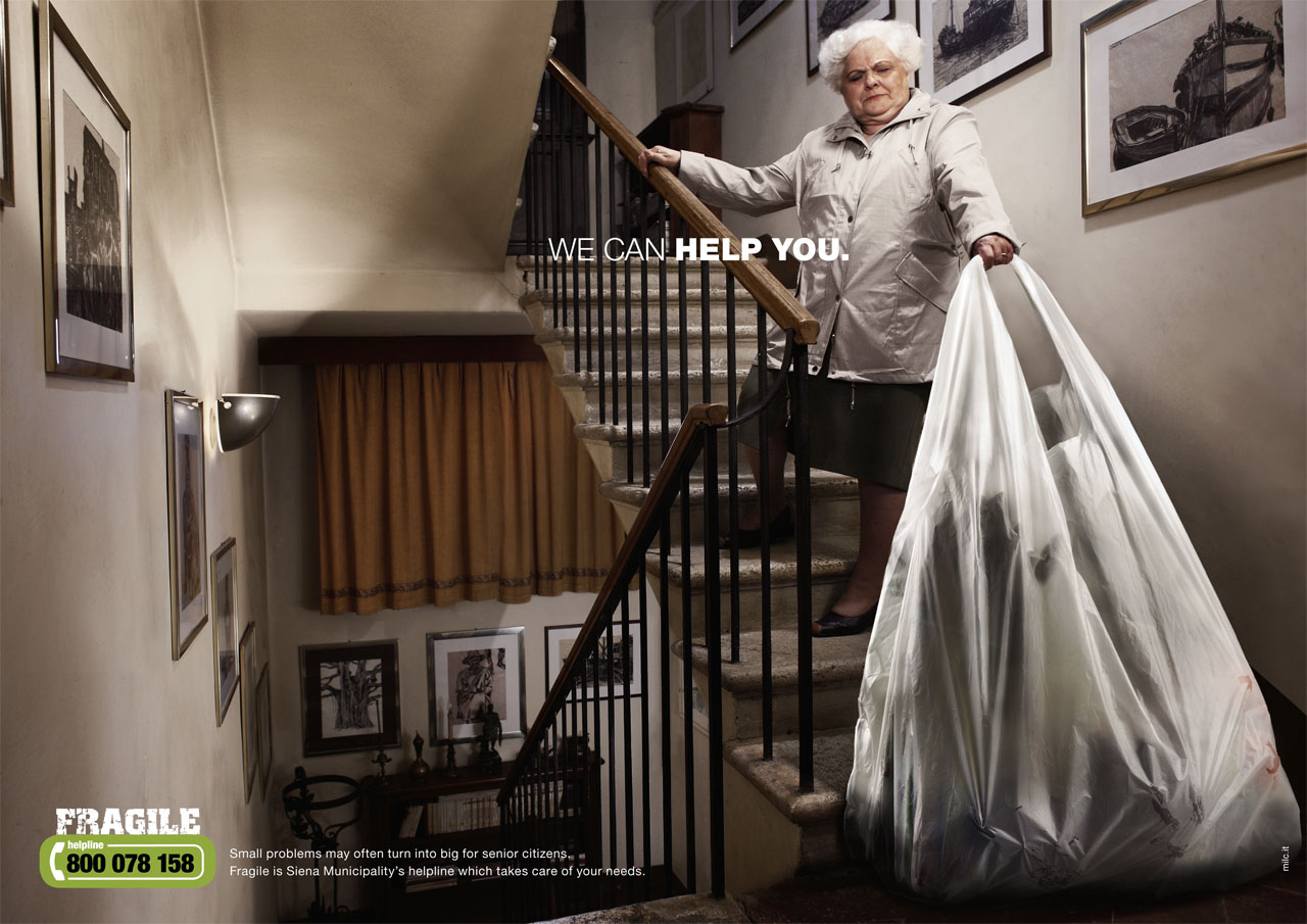 ADCD Graffiti: Senior Citizen Advertising