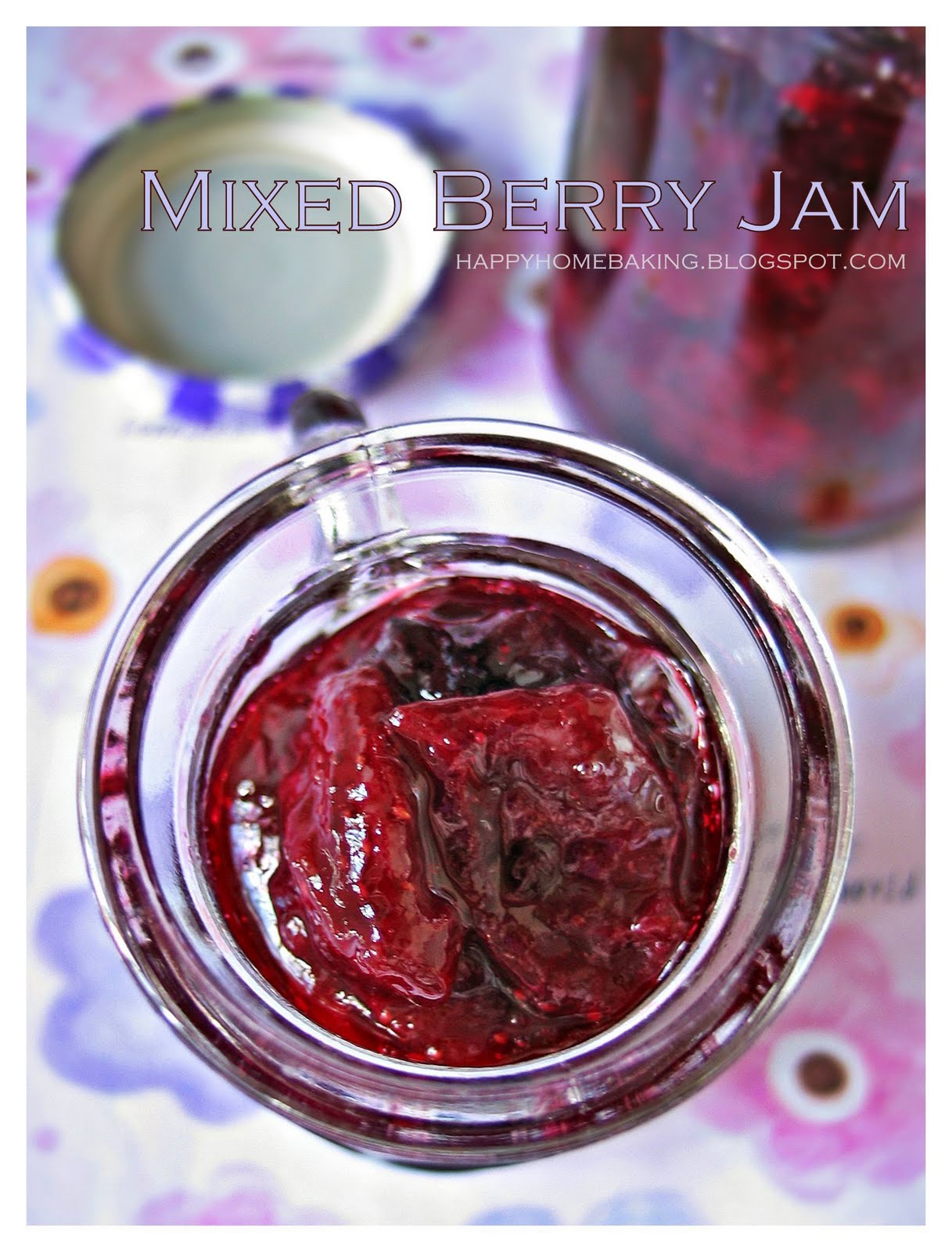 Happy Home Baking: Double Berry Confiture