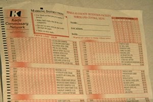 keefe commissary price list