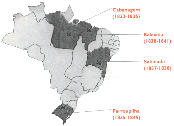 Construindo o Conhecimento: Aula 8 ano de História - Revoltas Regenciais