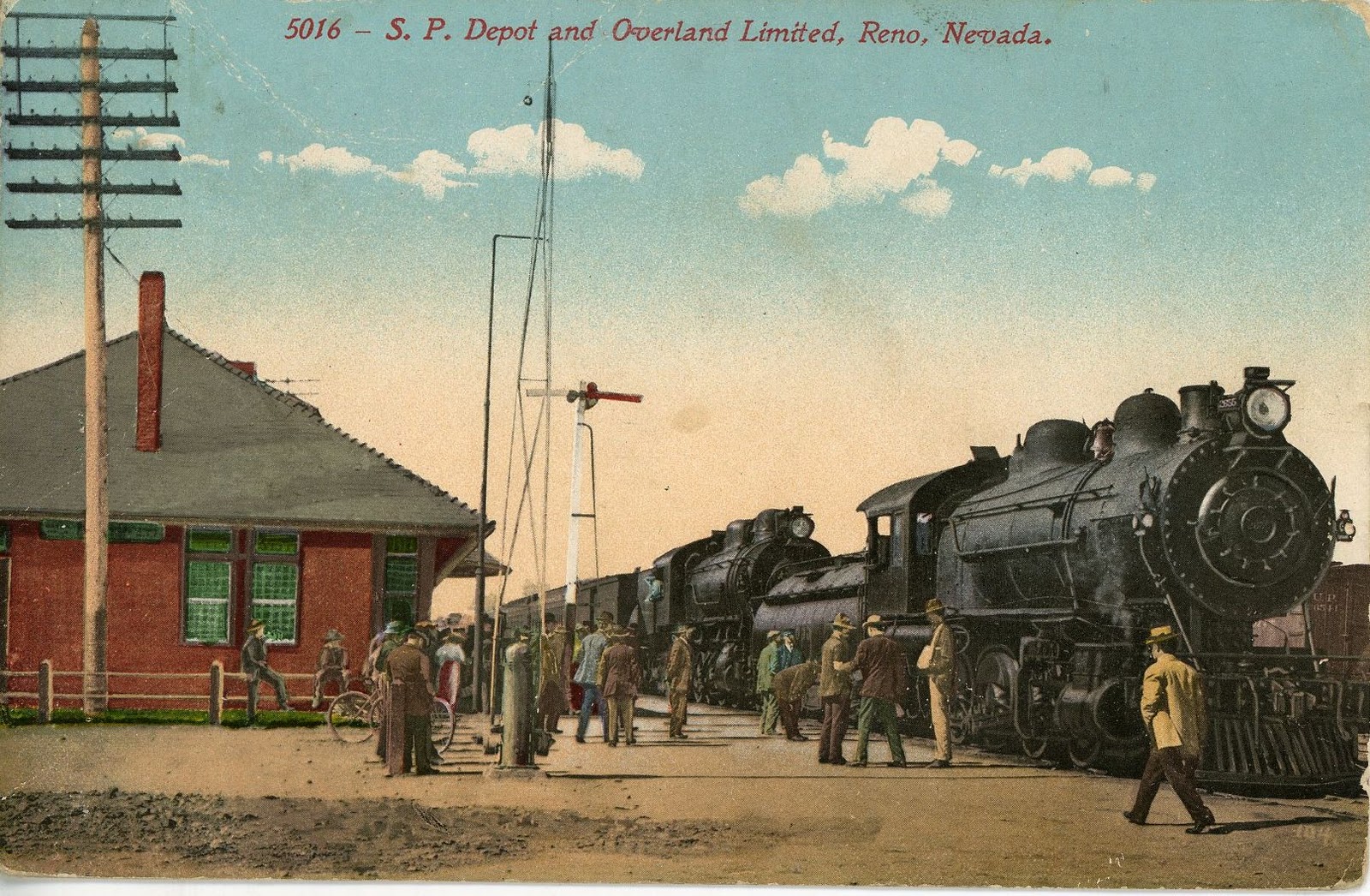 The National Railroad Postcard Museum: The Overland Limited