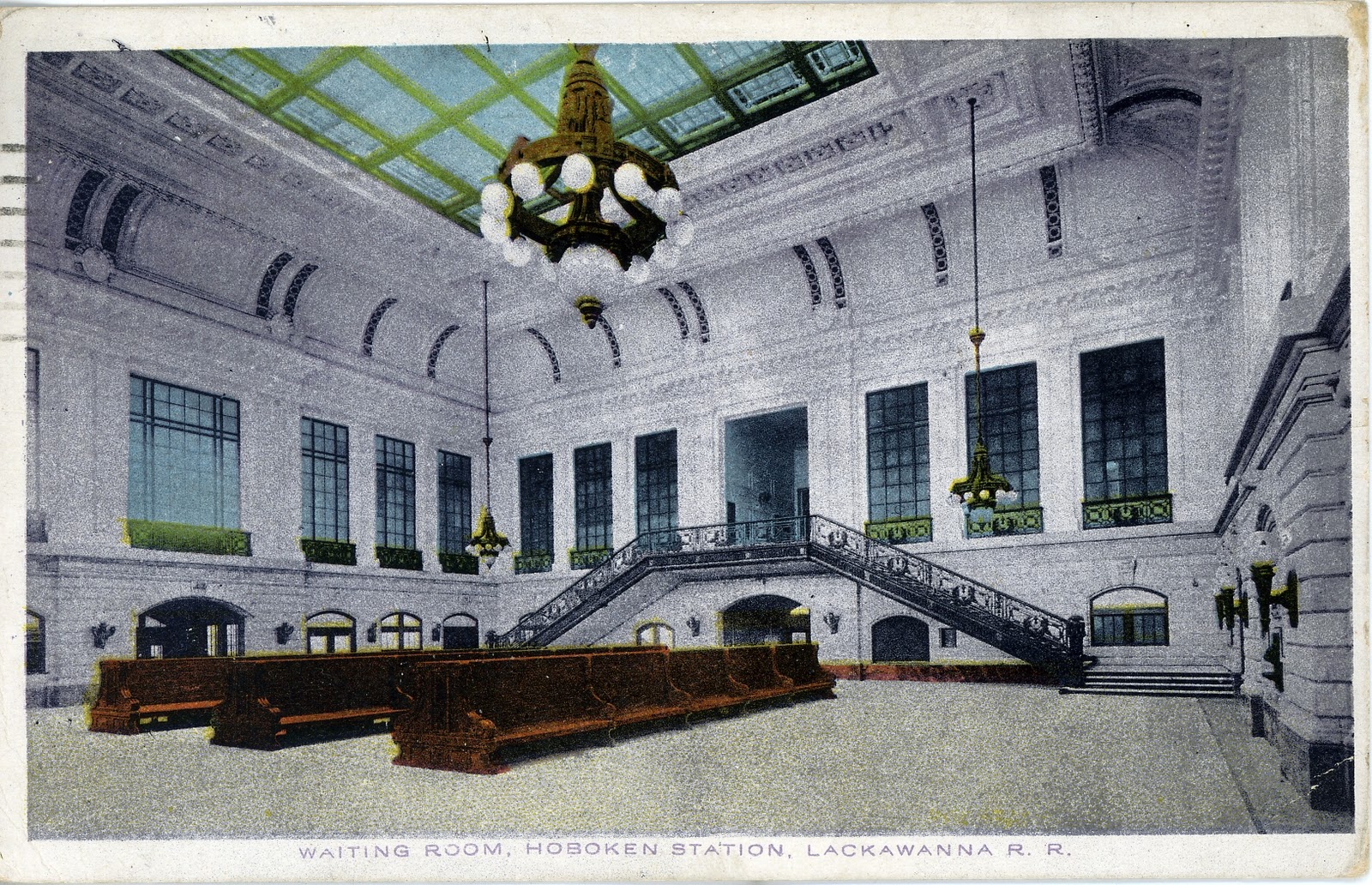 The National Railroad Postcard Museum: Hoboken's Great Lackawanna Terminal