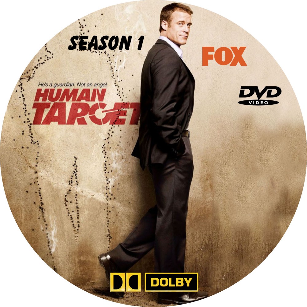 Minhas Capas: Capa DVD - Human Target Season 1