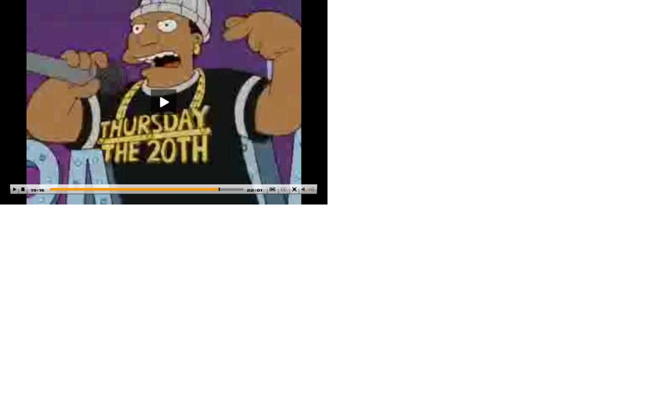 Simpsons Prophecies: 9:30 Thursday the 20th