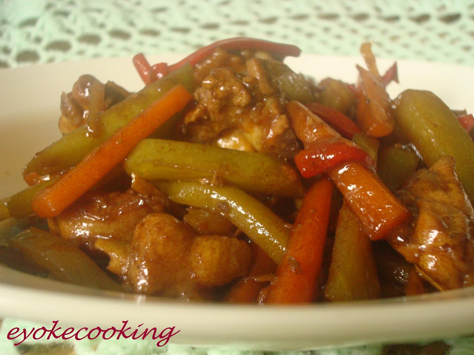 Simply Delicious Easy Cooking: Stir Fry Chicken with Chayote