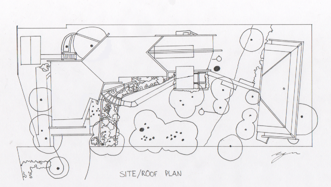 Torn Studio @QUT: Section B - Site/Roof Plan