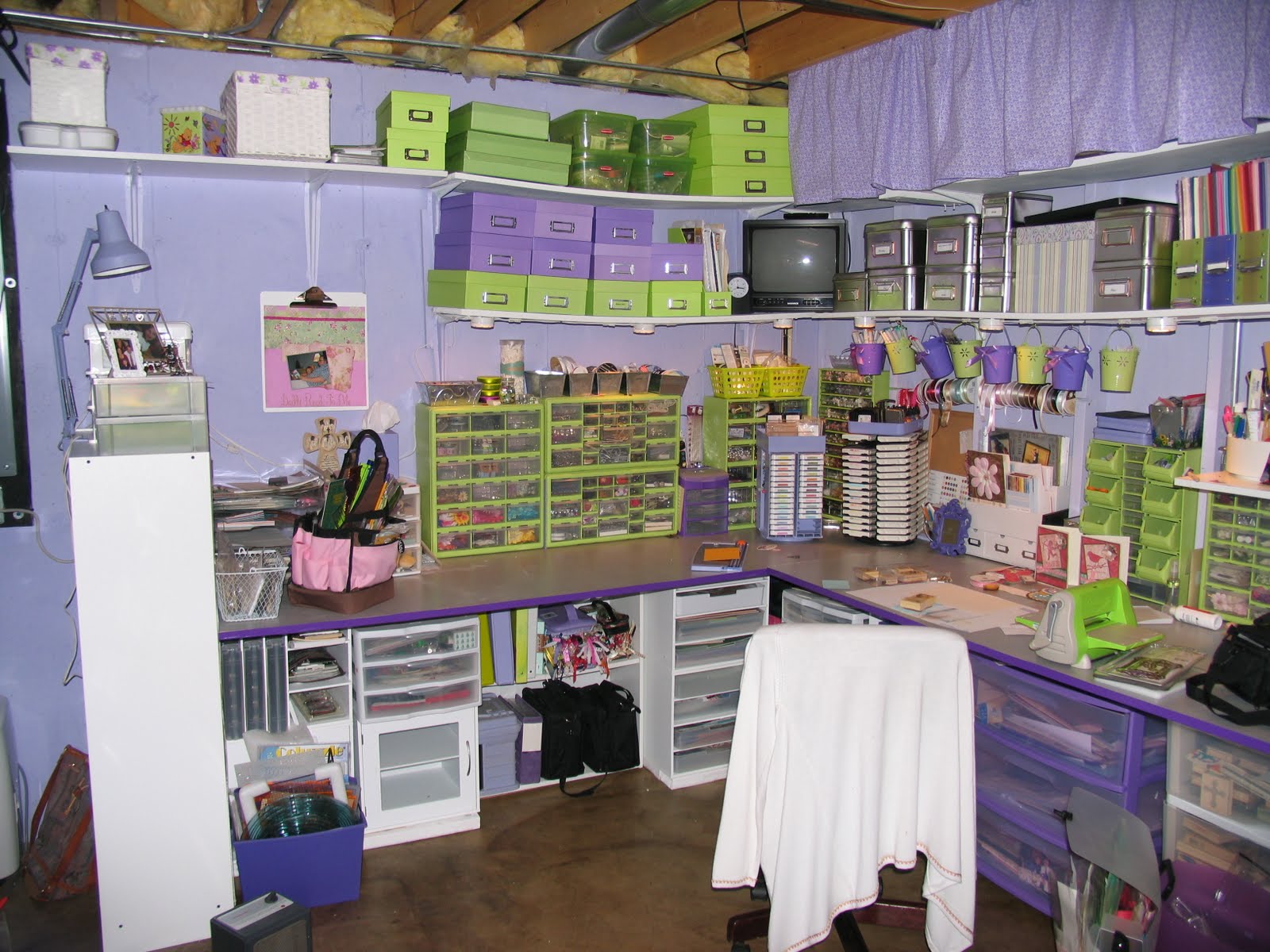 Carrie’s Inspiration: My New Scrap Area