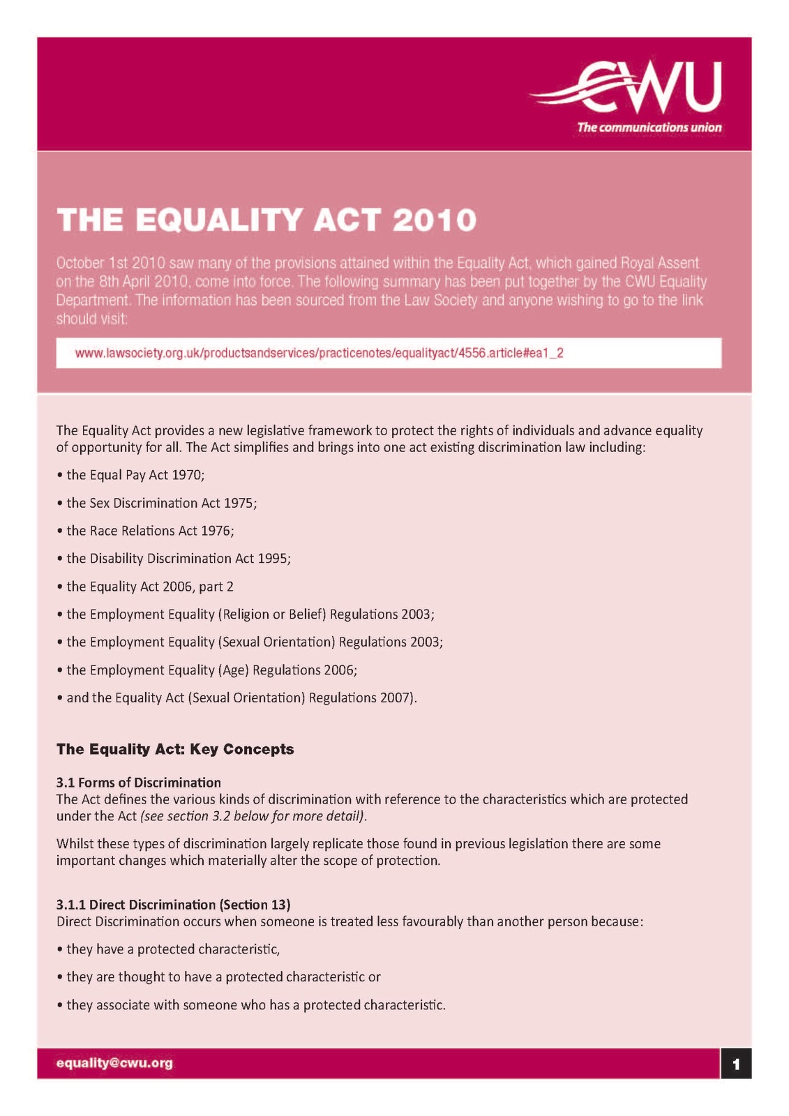 Equality for All: 2010