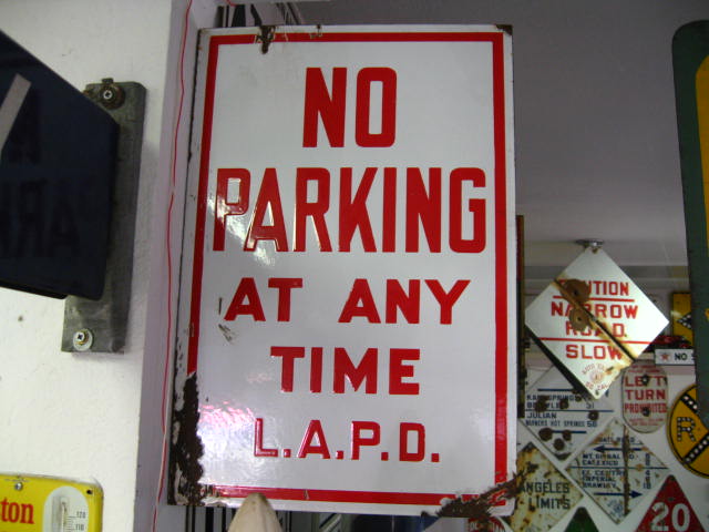 Old LAPD Traffic Signs: Old LAPD Traffic Signs