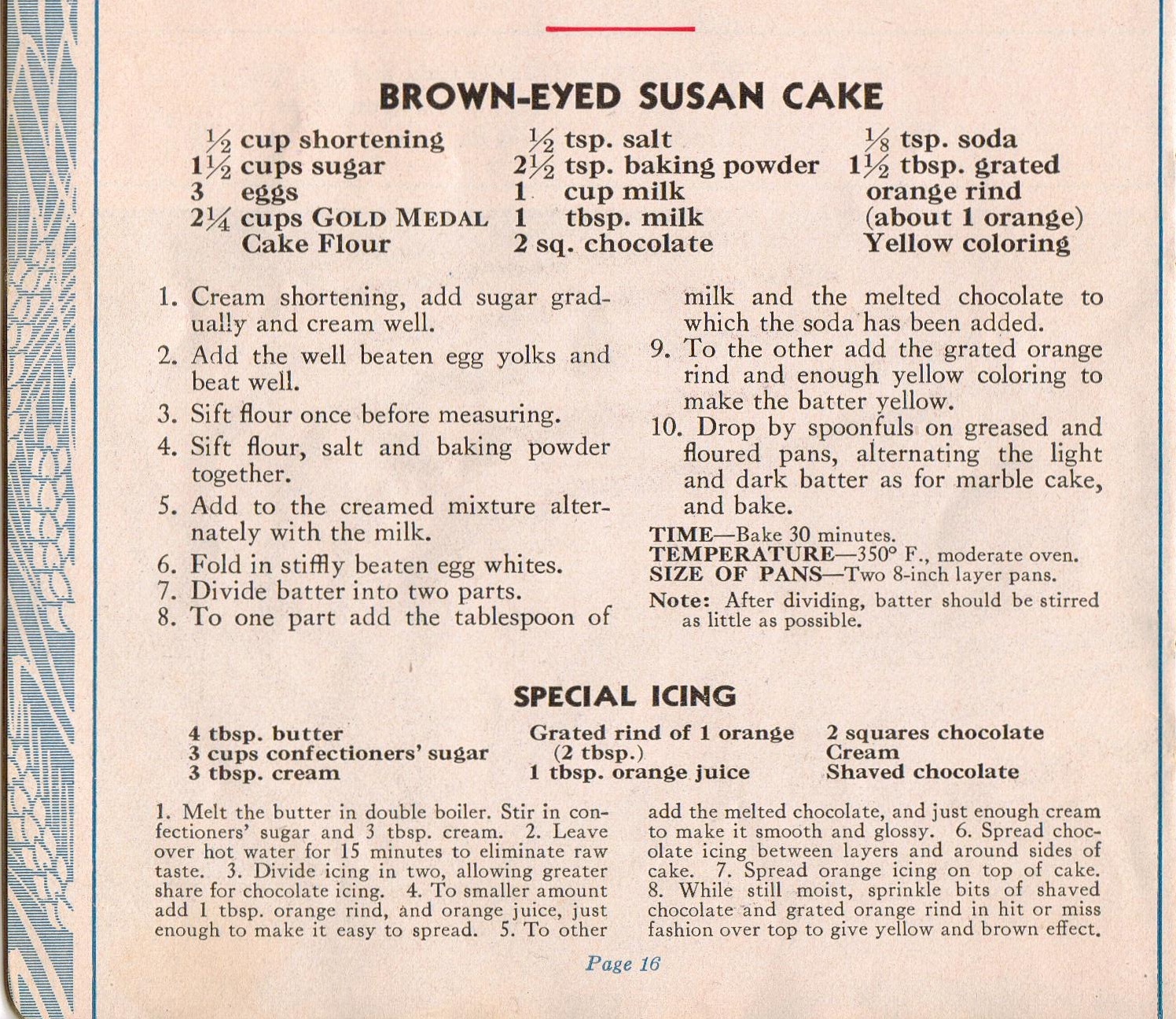 The Found Recipe Box: Take the Long Way Home: September Birthday Cake ...