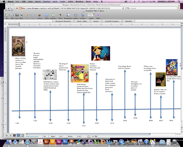 Animation Essay: Brief History Of Animation