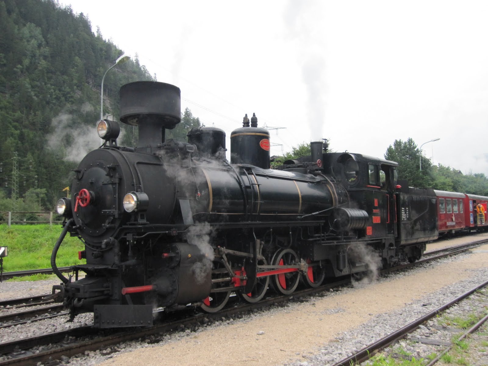 notre séjour en Autriche: petit train à vapeur (depuis 1901)