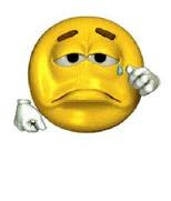 FOTO'S: verdrietige smiley