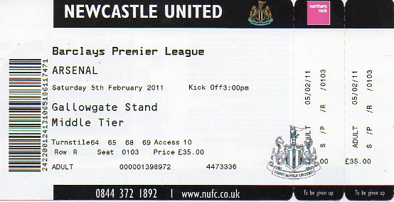 Many Games Have I Seen...: Newcastle United 4 v 4 Arsenal