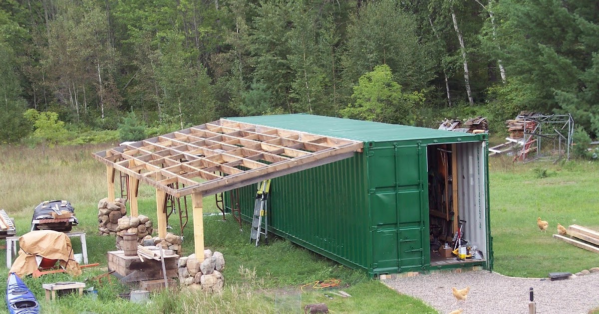 Green Gate Guest House: The cargo container gets an addition.