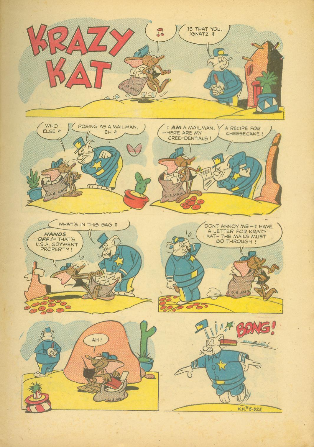 STANLEY STORIES: More of Stanley's Krazy Kat: from issue #5, 1952 with ...