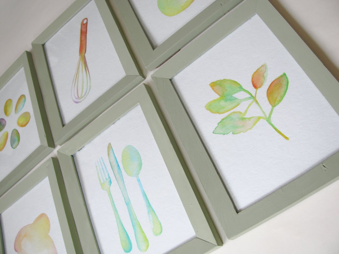 Cactus and Olive: Kitchen Watercolors and free download