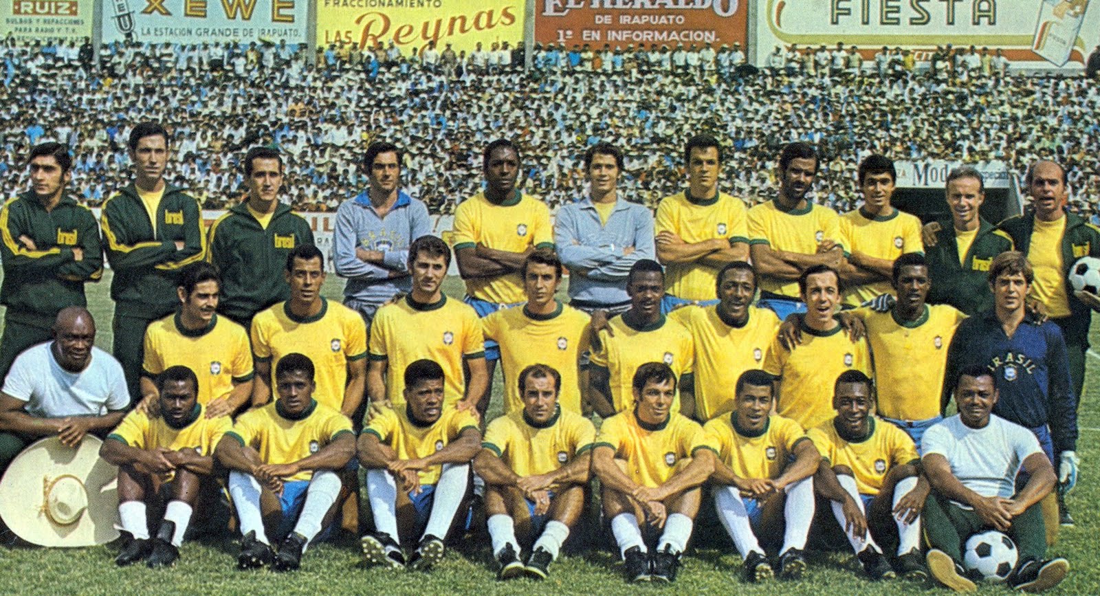 Futebol em Fotos: Brasil Copa do Mundo do México 1970