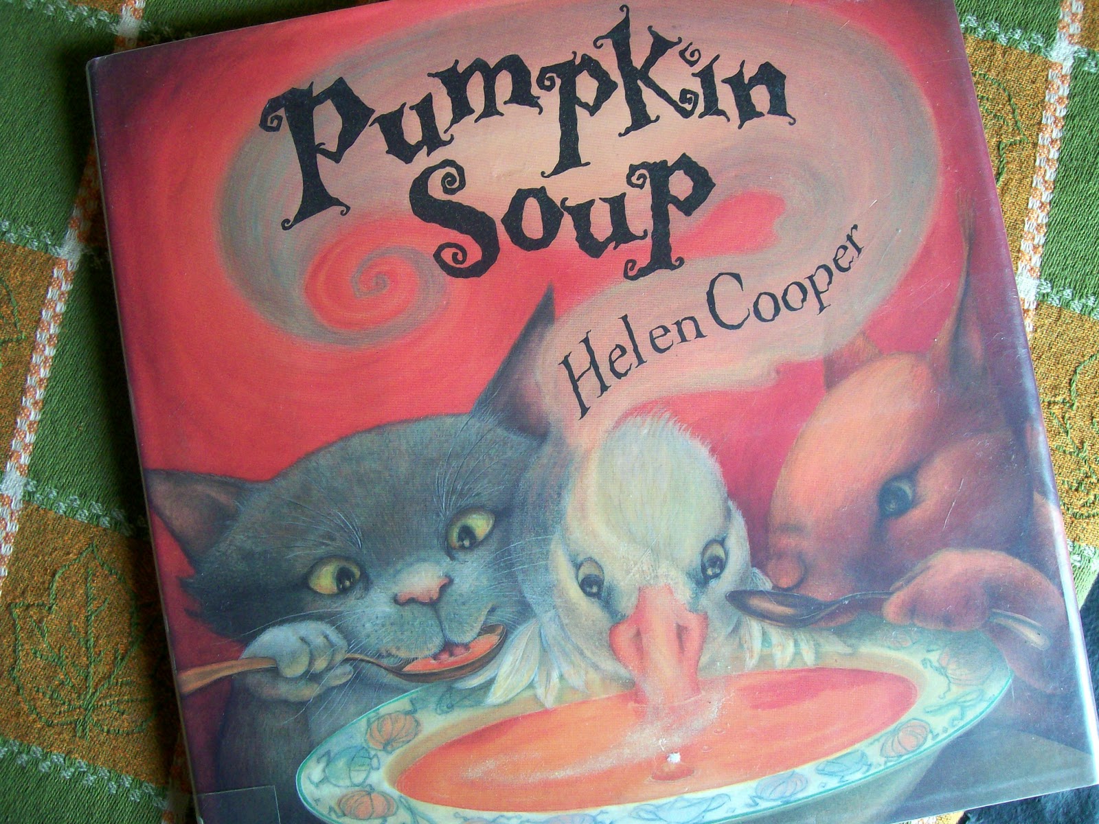cypress space: Pumpkin Soup...for eating and reading